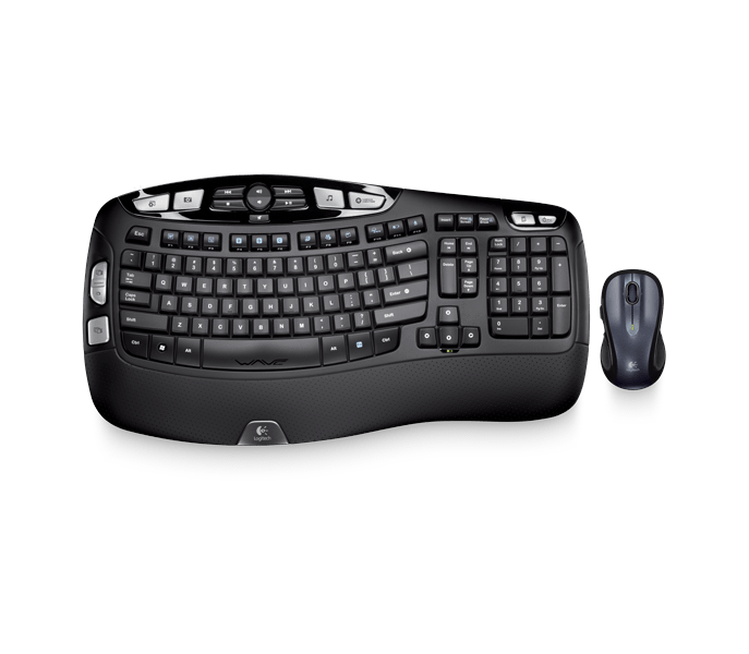 Logitech for Business – Wireless Wave Keyboard & Mouse Combo MK550 Logitech for Business – Wireless Wave Keyboard & Mouse Combo MK550