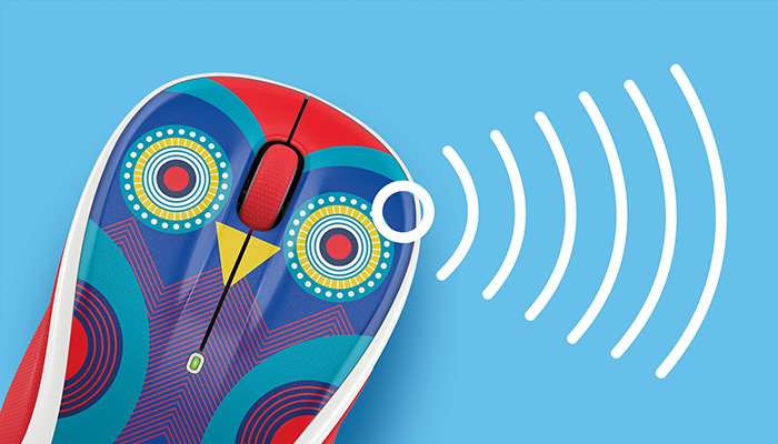 Logitech M317c Wireless Mouse Ophelia OWL