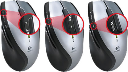 Using my MX 3000 mouse zoom buttons – Logitech Support + Download