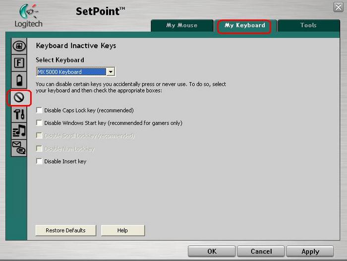 Customizing My Mx 5000 Keyboard With Logitech Software Setpoint Logitech Support Download