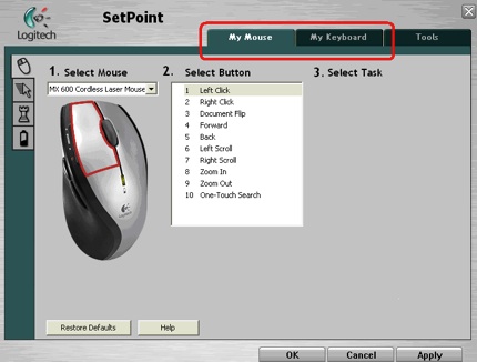 My MX 3200 cannot be customized using Logitech software (SetPoint) – Logitech Support + Download