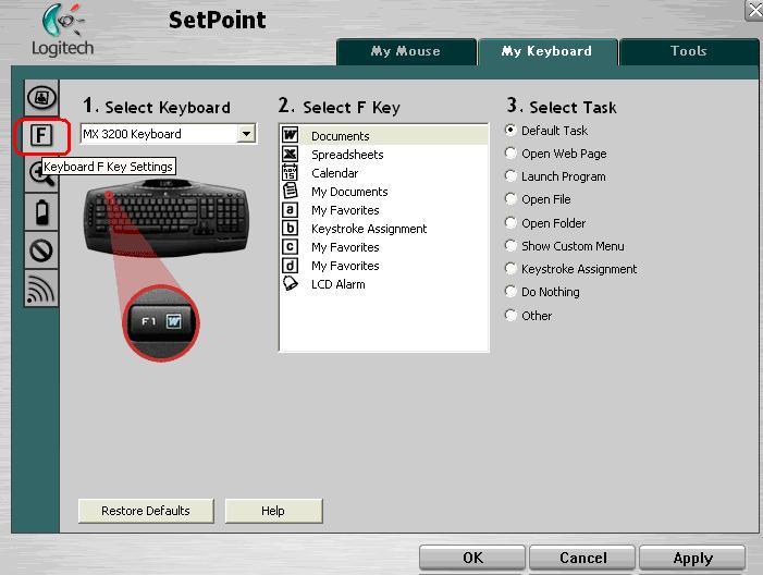 Customizing My Mx 3200 Keyboard With Logitech Software Setpoint Logitech Support Download