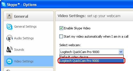 Using Skype with your QuickCam Pro 9000 – Logitech Support + Download