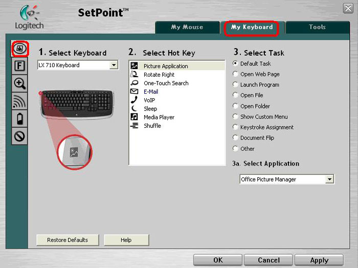 Customizing My Lx 710 Keyboard With Logitech Software Setpoint Logitech Support Download