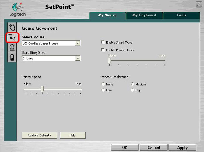 Customizing My Lx 710 Mouse With Logitech Software Setpoint Logitech Support Download