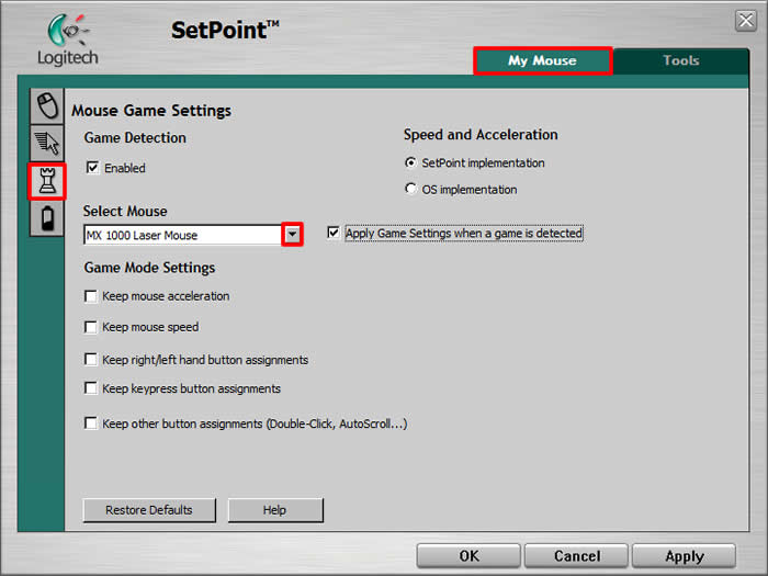Customizing My Mx 1000 Mouse With Logitech Software Setpoint Logitech Support Download