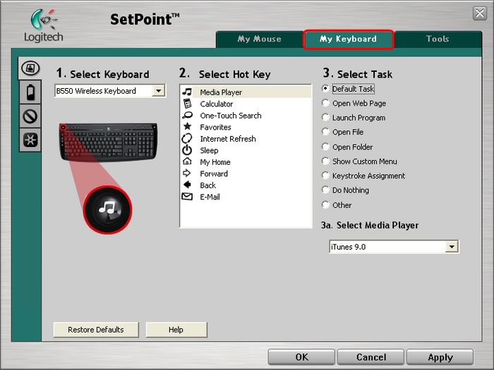 My K320 Keyboard Cannot Be Customized Using Logitech Software Setpoint Logitech Support