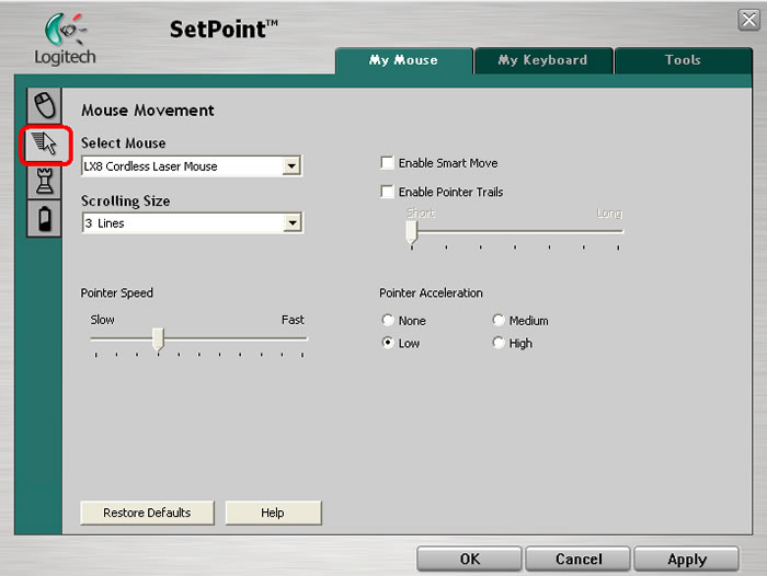 Customizing My Cordless Desktop Wave Mouse With Logitech Software Setpoint Logitech Support