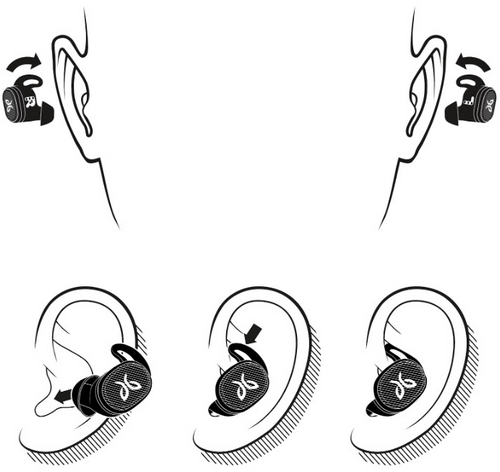 How do I set up and fit my Jaybird Vista 2 earbuds? – Logitech Asistencia + descarga
