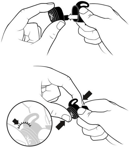 How do I set up and fit my Jaybird Vista 2 earbuds? – Logitech Asistencia + descarga