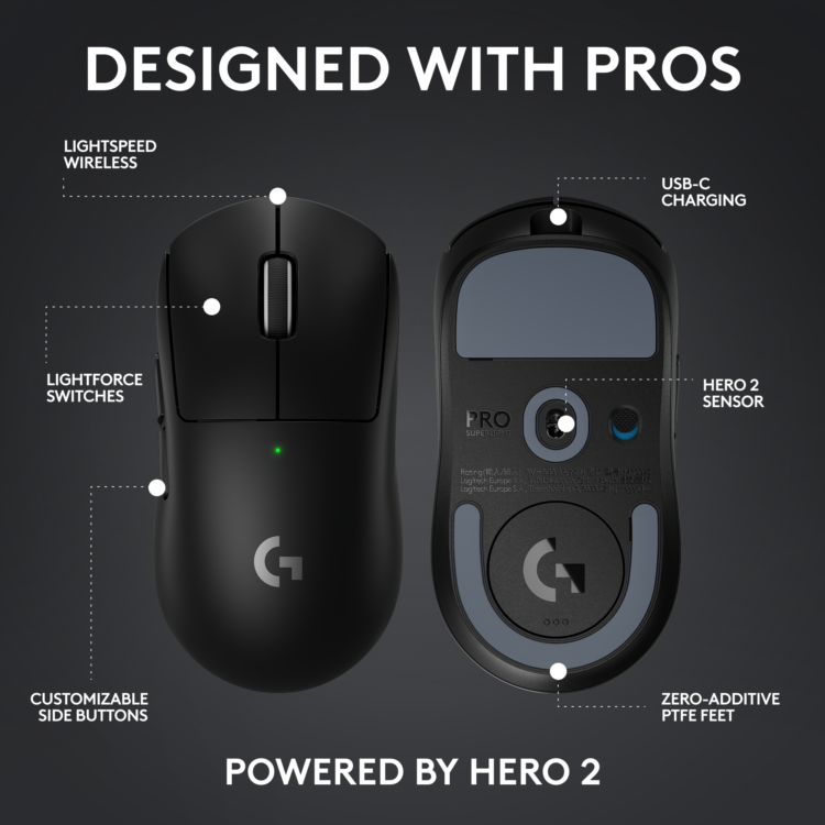 Iconic Design Now Compact: Meet the Logitech G PRO X SUPERLIGHT 2c ...