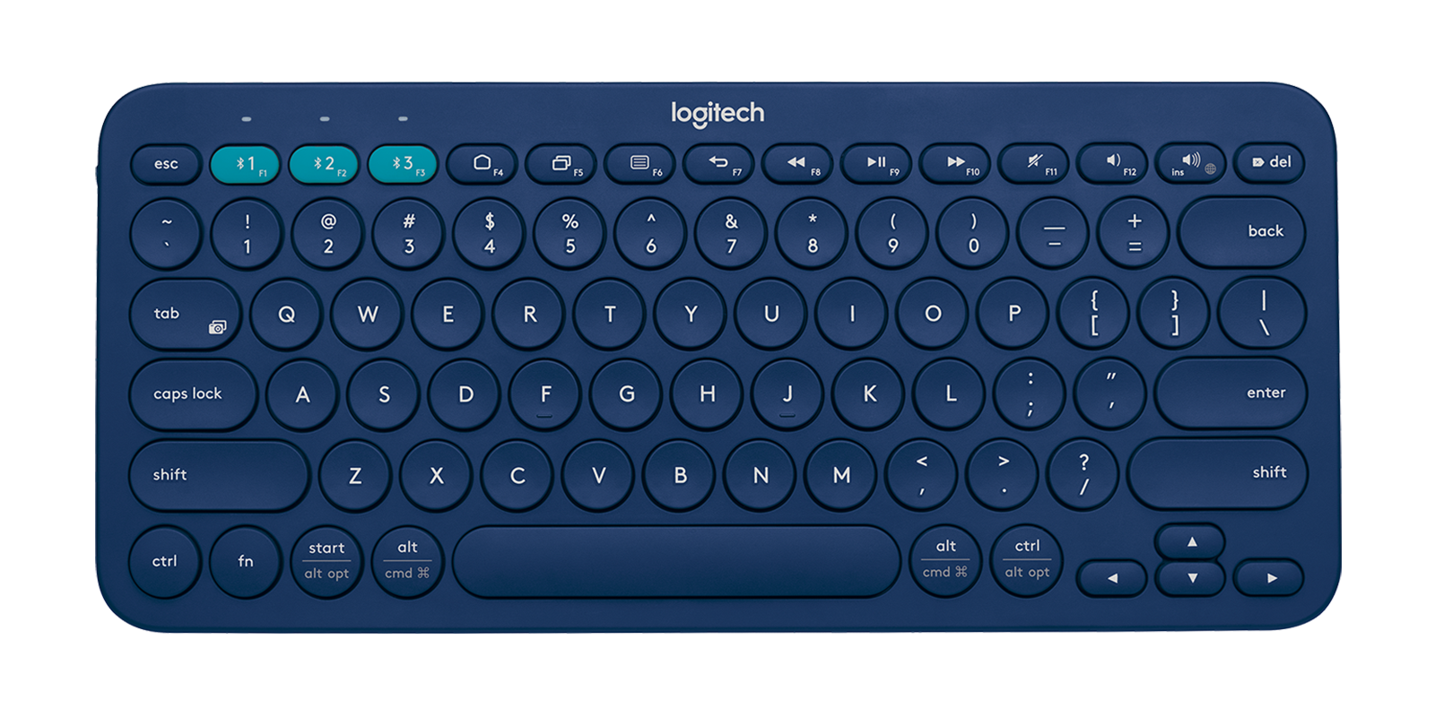 Logitech keyboard blinking blue light